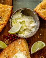 Coconut Cornbread with Sweet Lime Butter - Britney Breaks Bread