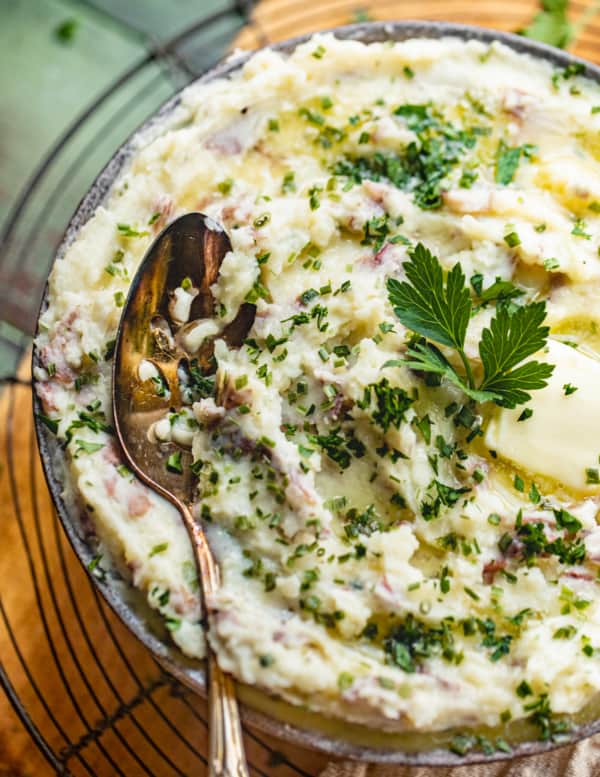 Red Skin Mashed Potatoes - Britney Breaks Bread