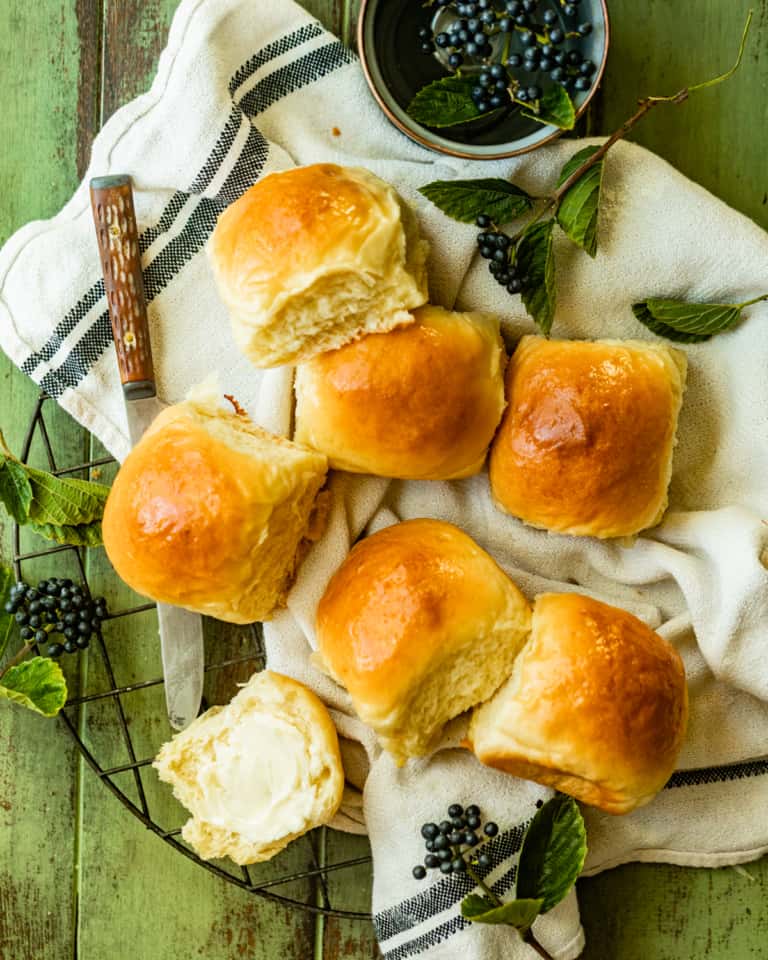 Brioche Dinner Rolls - Britney Breaks Bread