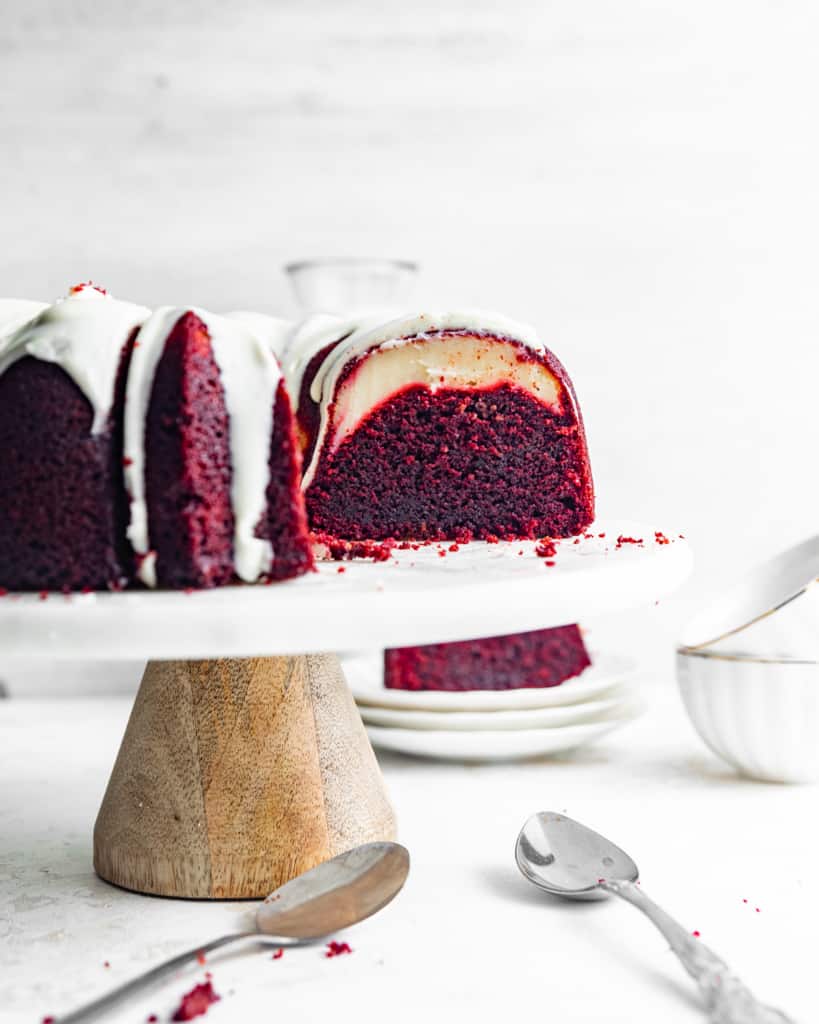 Red Velvet Bundt Cake - Britney Breaks Bread