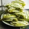 White Chocolate Filled Matcha Cookies - Britney Breaks Bread