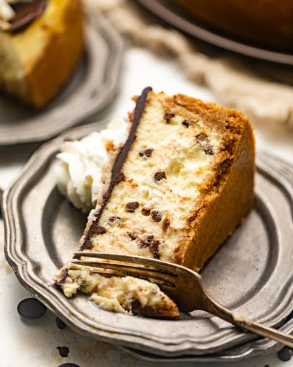 Chocolate Chip Cheesecake - Britney Breaks Bread