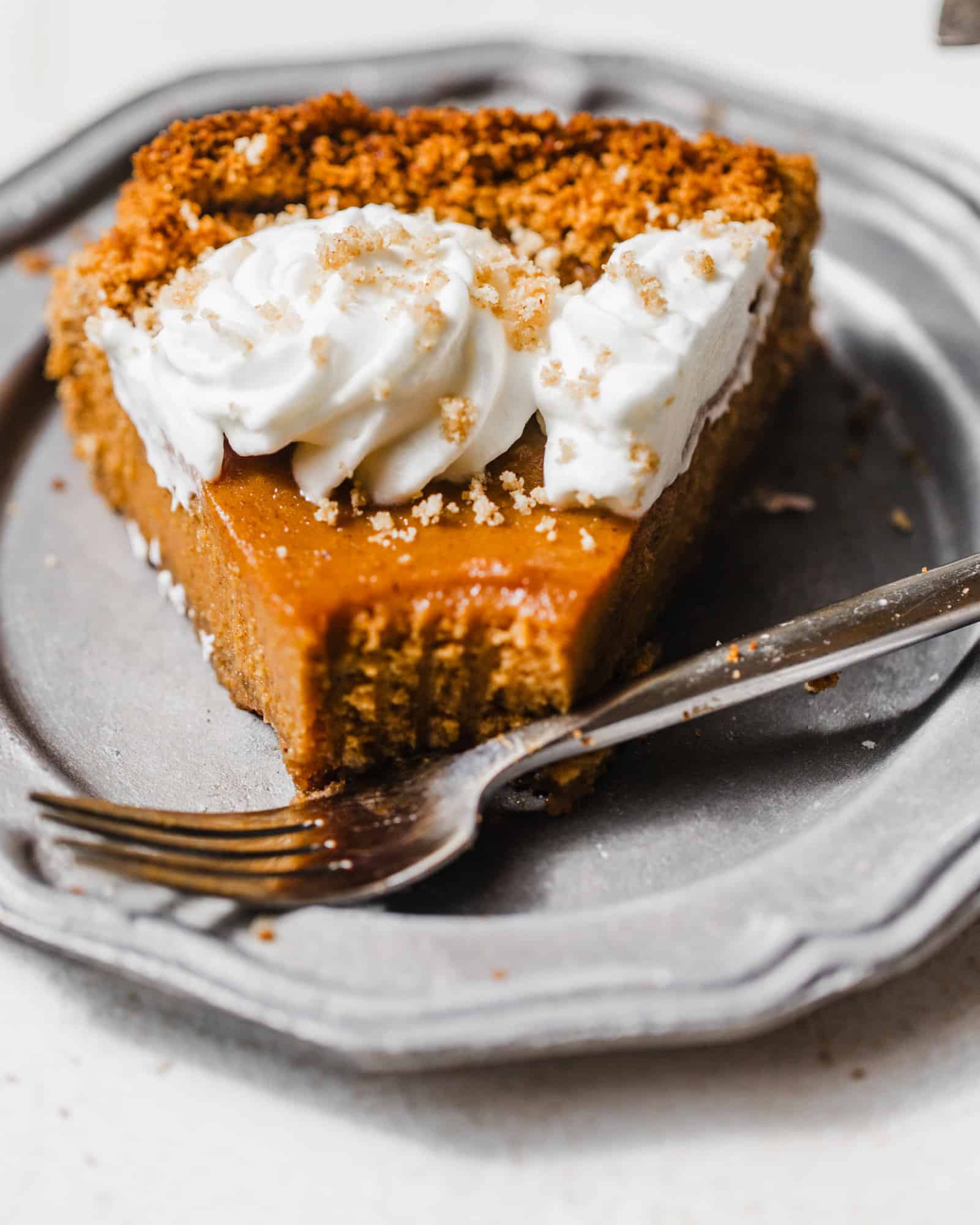 Sweet Potato Pie With A Graham Cracker Crust