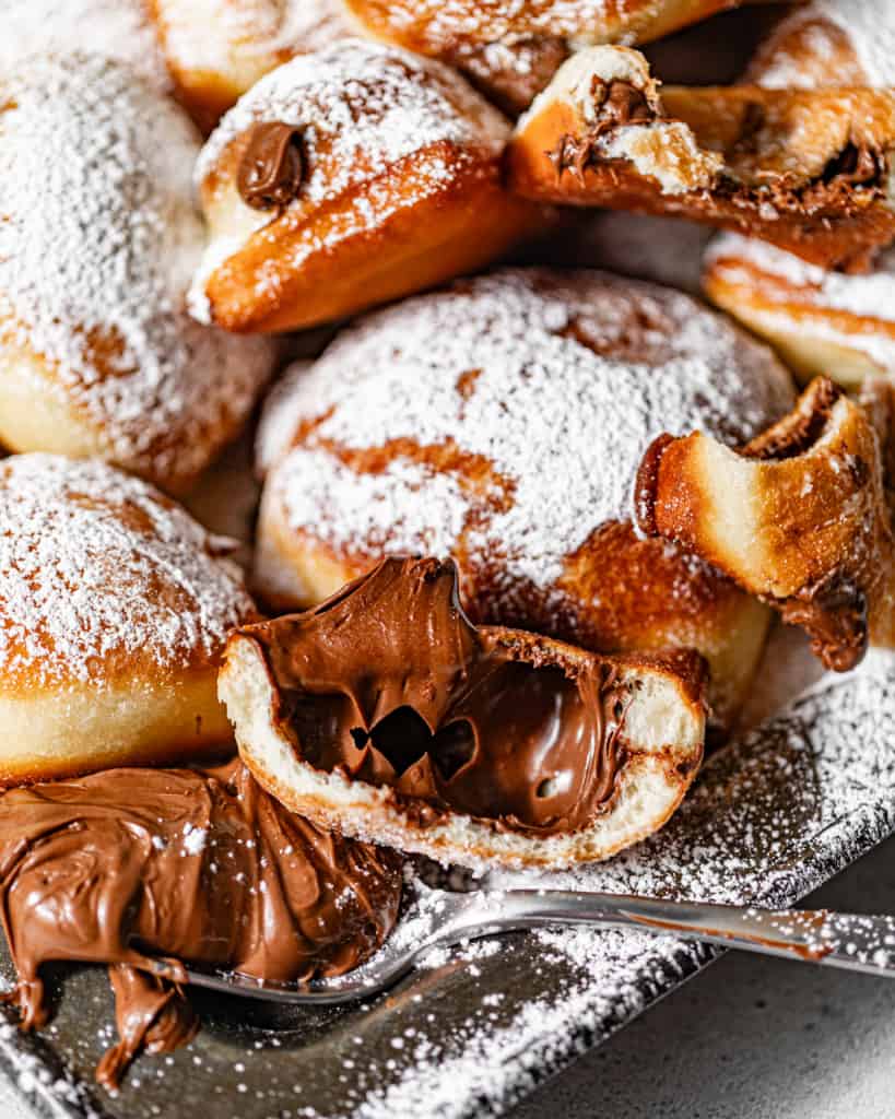 Nutella Beignets - Britney Breaks Bread