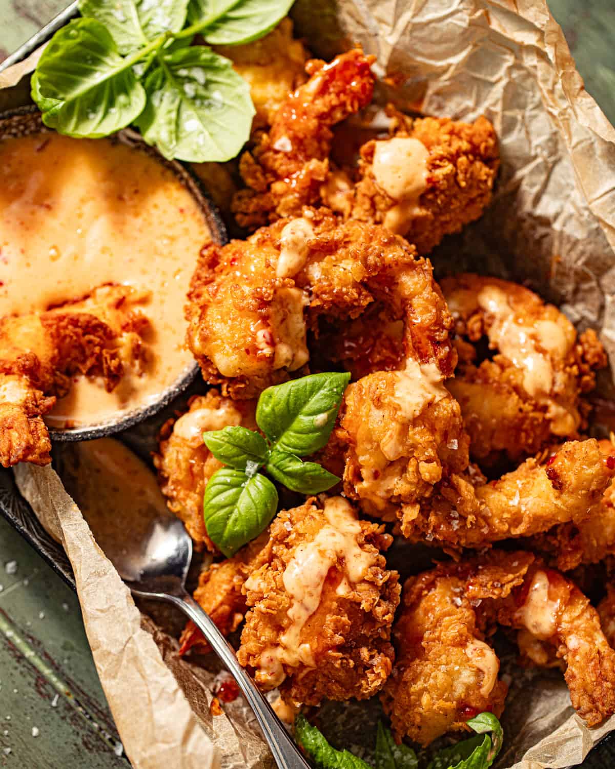 Bang Bang Shrimp (crispy and saucy!) - Britney Breaks Bread