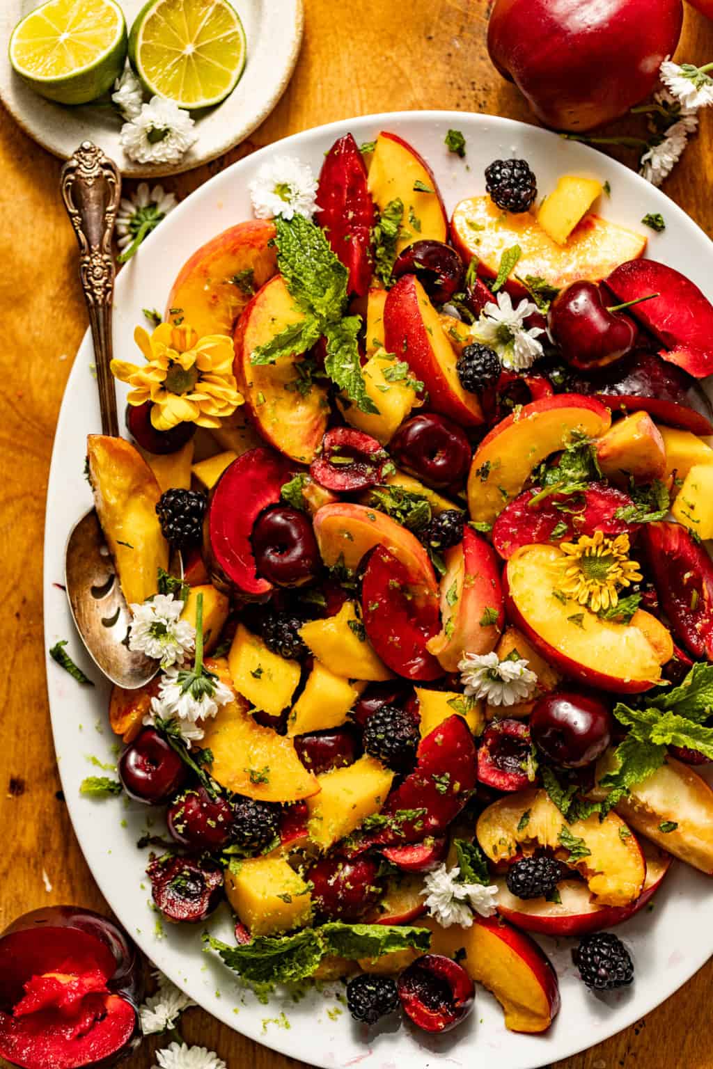 Stone Fruit Salad - Britney Breaks Bread