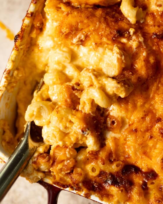 Grandma’s Old Fashioned Baked Macaroni and Cheese - Britney Breaks Bread