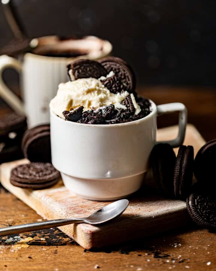 Oreo Mug Cake - Britney Breaks Bread