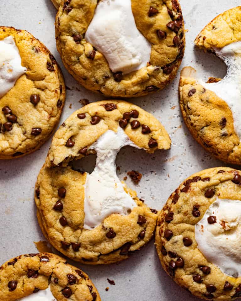 Chocolate Chip Marshmallow Cookies - Britney Breaks Bread
