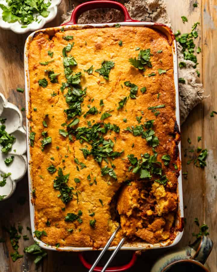 Cornbread Cowboy Casserole - Britney Breaks Bread