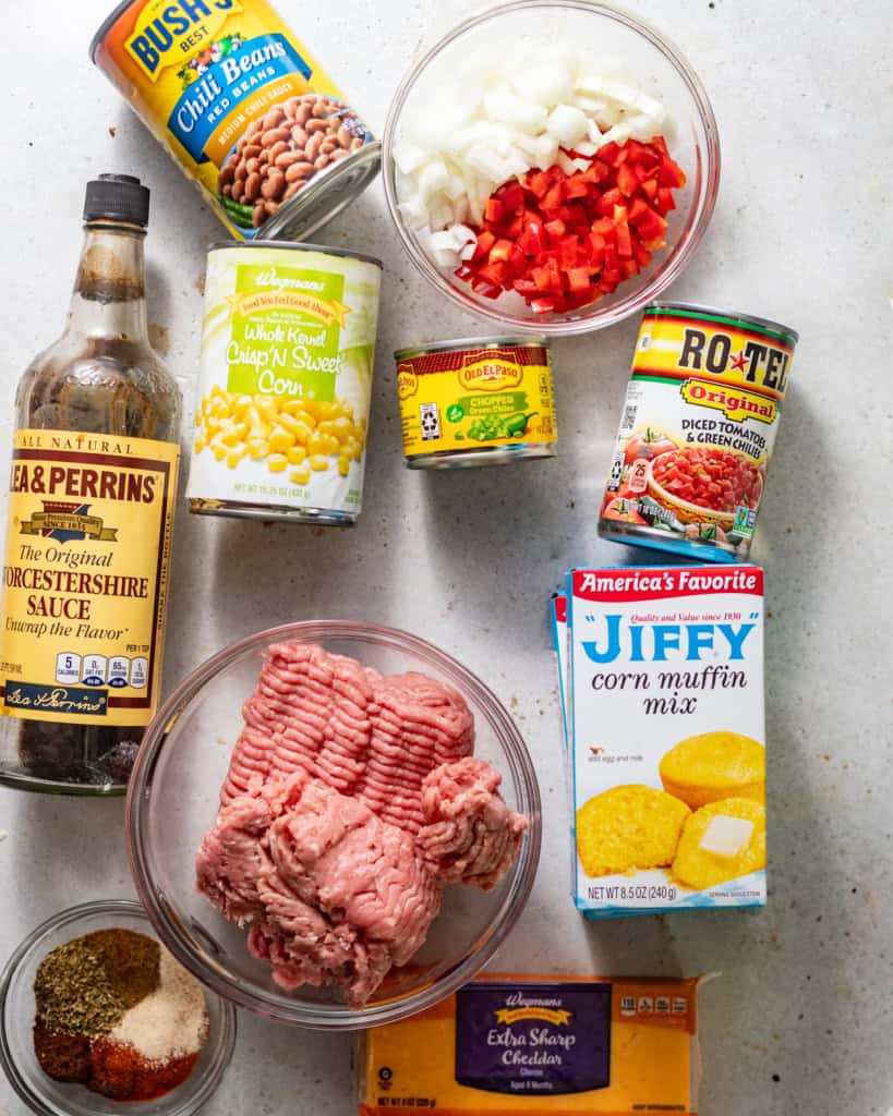 Cornbread Cowboy Casserole - Britney Breaks Bread