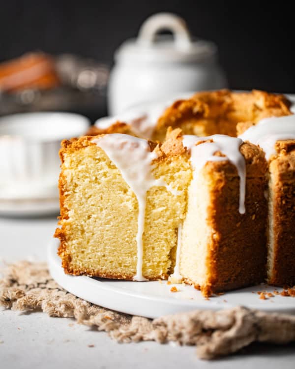 Mile High Pound Cake (soft and moist) - Britney Breaks Bread
