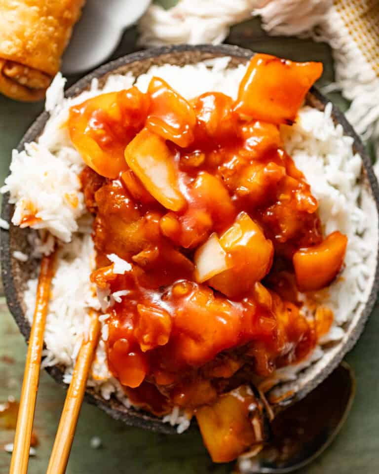 Sweet and Sour Chicken Recipe - Britney Breaks Bread