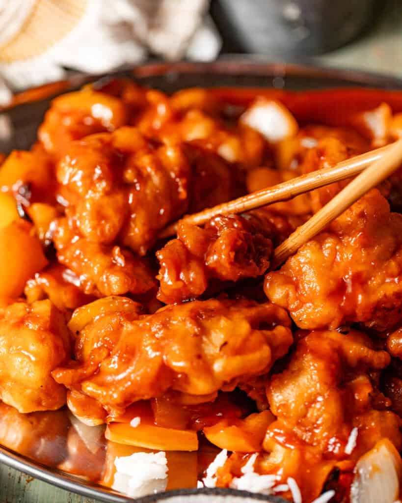 Sweet and Sour Chicken Recipe - Britney Breaks Bread