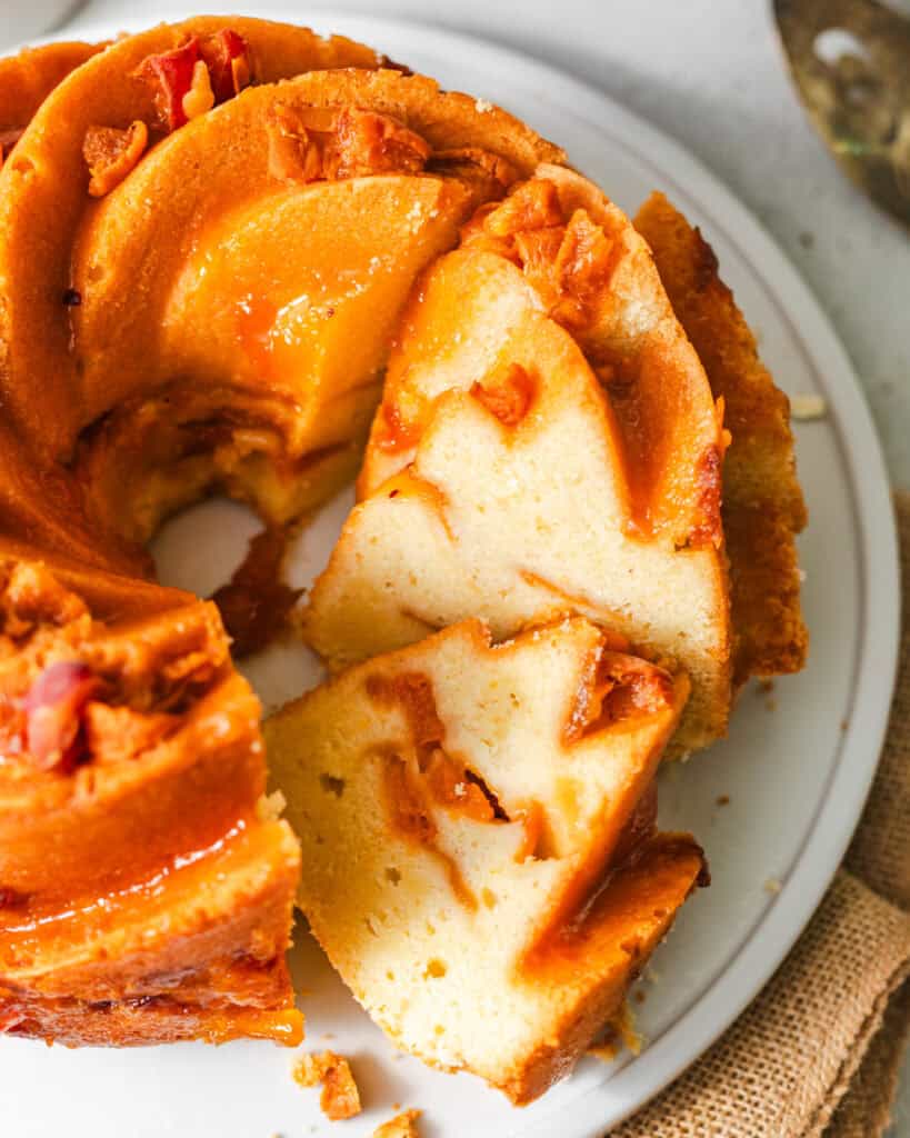 Apricot Swirled Bundt Cake - Britney Breaks Bread