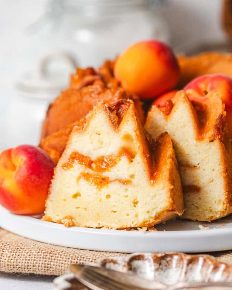 Apricot Swirled Bundt Cake - Britney Breaks Bread