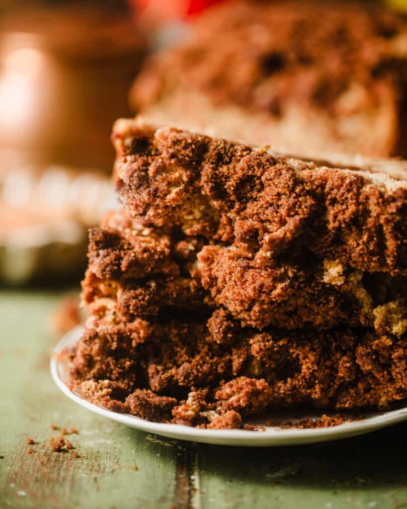 Apple Streusel Bread with Cinnamon Swirl - Britney Breaks Bread