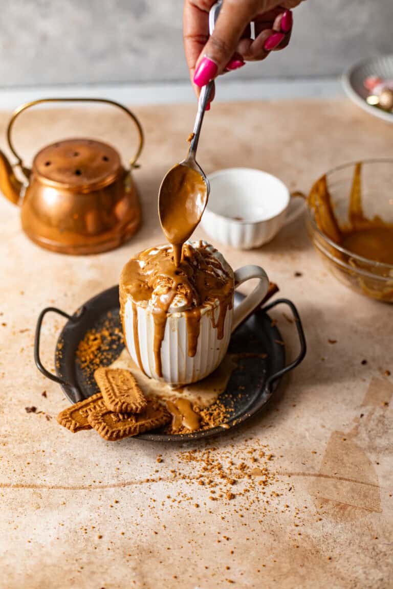 Cookie Butter Latte - Britney Breaks Bread