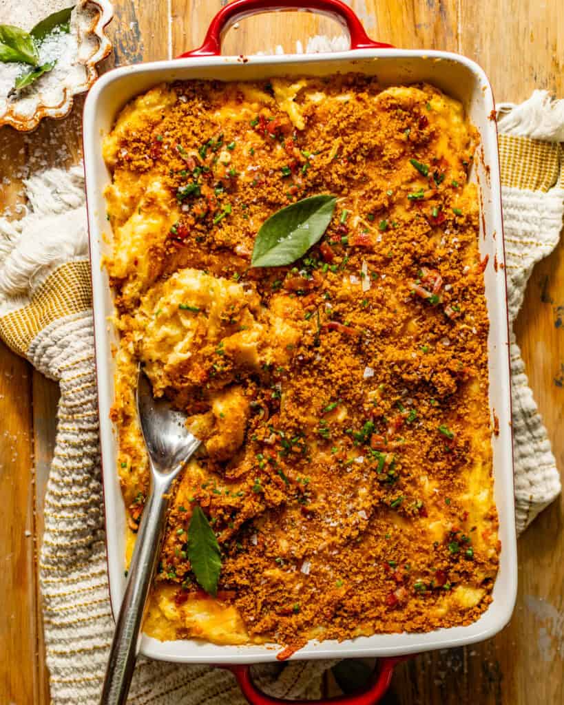 Twice Baked Mashed Potatoes - Britney Breaks Bread