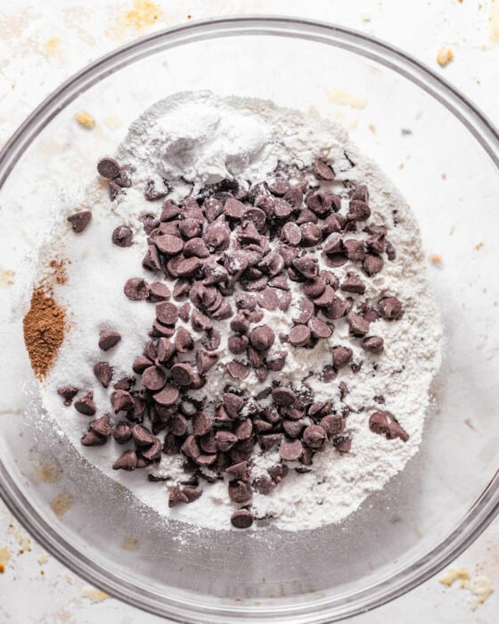 Chocolate Chip Butter Swim Biscuits with Chocolate Glaze - Britney ...
